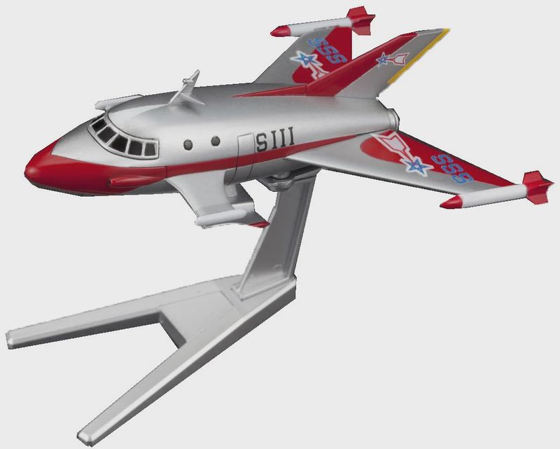 BAN205981, No.01 Jet VTOL Ultraman Model Ship, from Mecha Collection Series