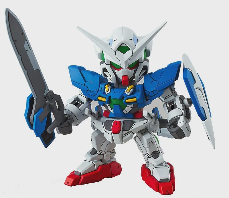 BAS5057599, 003 Gundam Exia SD EX-Standard Model Kit, from Gundam 00