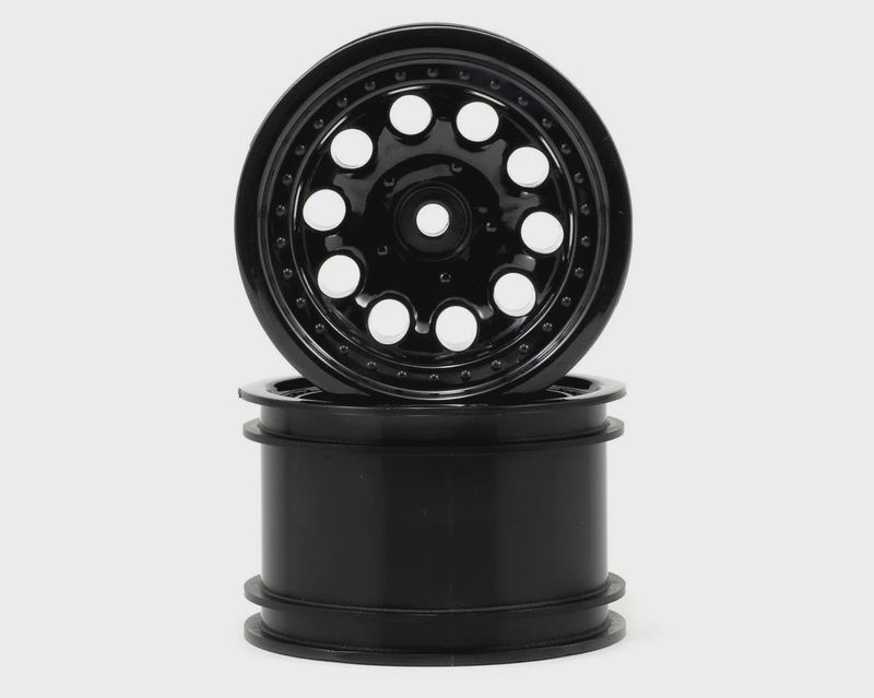 RPM82222, RPM Revolver 2.2" Rock Crawler Wheels (2) (Black) (Narrow Wheelbase)