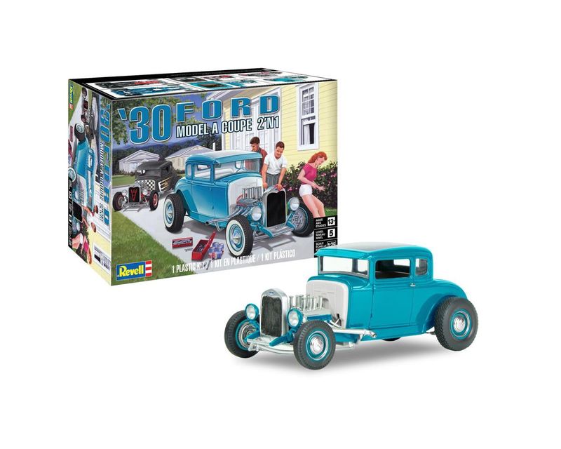 Revell 1/25 1930 Ford Model A Coupe 2N1 Model Kit