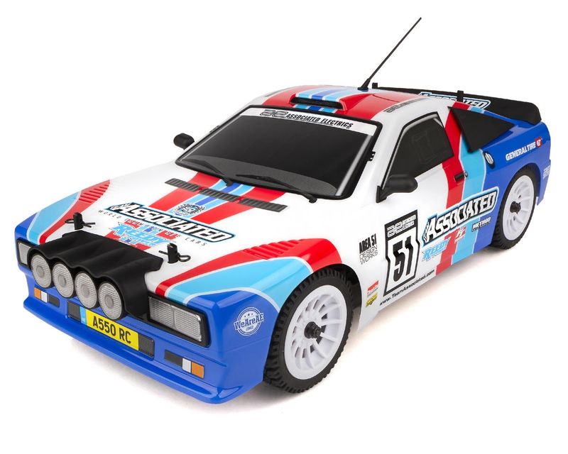 Team Associated Apex2 A550 Rally Sport RTR 1/10 Electric 4WD Rally Car ...