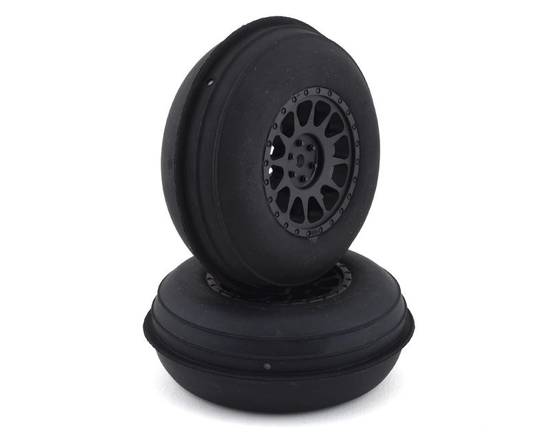Team Associated Sand Ribbed Pre-Mounted Front Tires w/Method Wheels (Black)