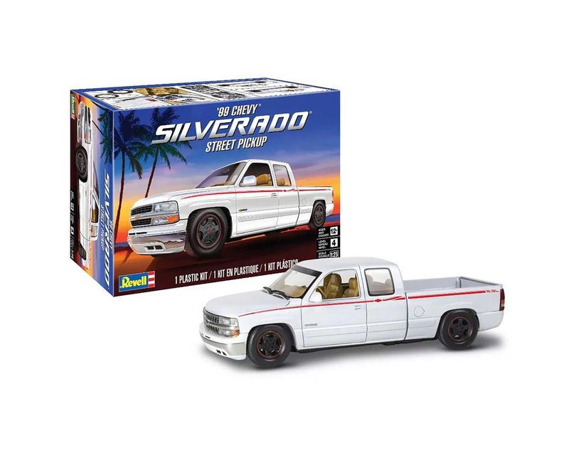 Revell 1/25 99 Chevy Silverado Street Pickup Model Kit