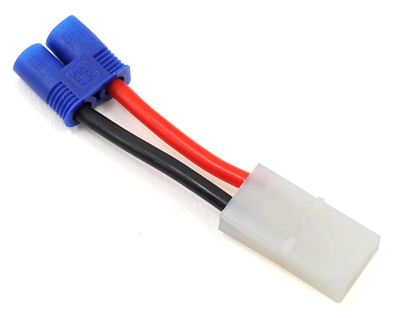 ProTek RC EC3 Style to Large Tamiya Style Plug Adapter (Male EC3/Female ...