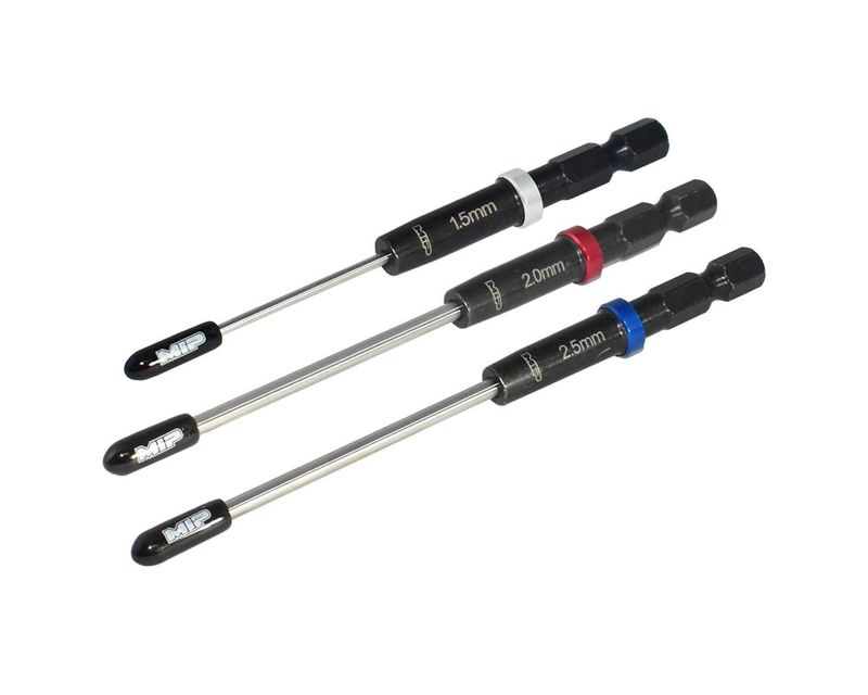 MIP Gen 2 Speed Tip Hex Driver Power Tool Tip Set (Metric) (1.5, 2.0 ...