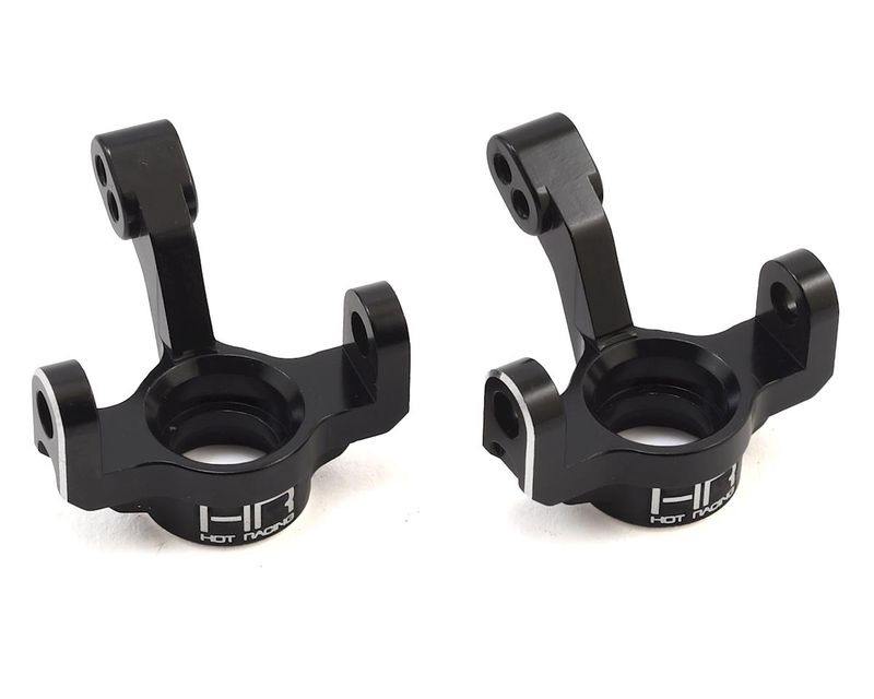 Hot Racing LaTrax Rally Aluminum Steering Knuckle Set (Black)