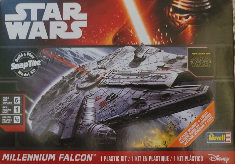 RMX85-1822, Star Wars Millennium Falcon Model Kit by Revell SnapTite Max