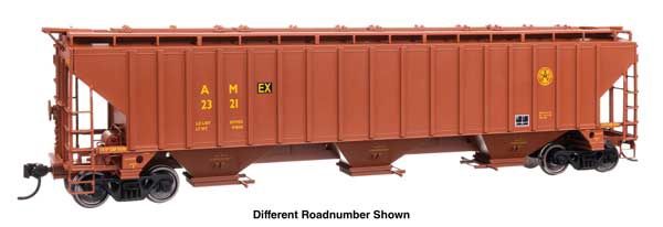 910-49062, WalthersMainline - 57' Trinity 4750 3-Bay Covered Hopper ...