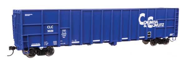 910-6110, WalthersMainline - 61' Wood Chip Gondola - Ready To Run - HO ...