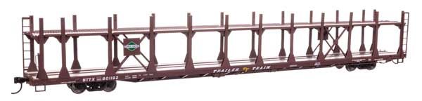 910-8039, WalthersMainline - 89' Flatcar w/Bi-Level Open Auto Rack ...