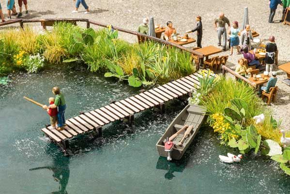 949-4156, Walthers SceneMaster - Small Shoreline Pier - HO scale