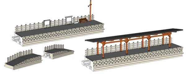 KAT23133, Kato USA - Local Line Opposite Platform - N scale