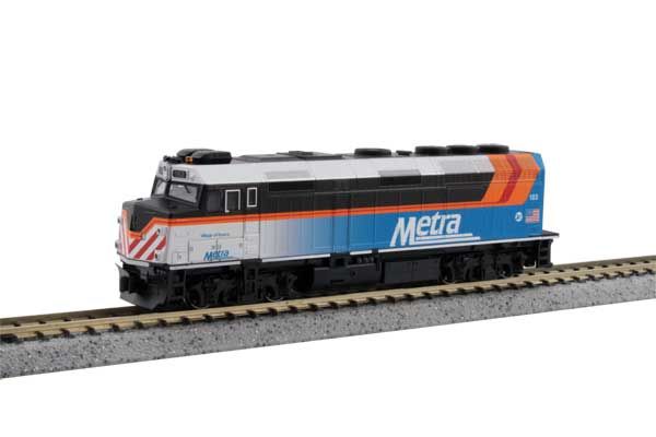 KAT1769108, Kato USA - EMD F40PH Commuter Version - Standard DC - N scale