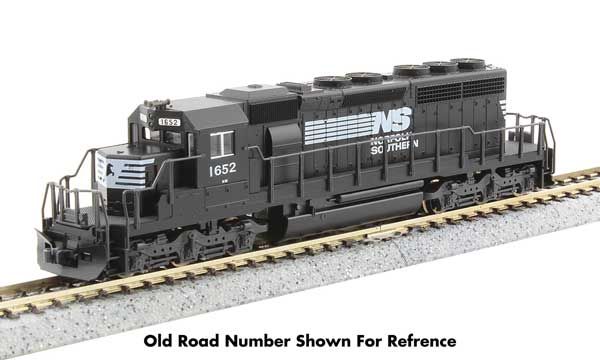 KAT1764827, Kato USA - EMD SD40-2 Early Production - Standard DC - N scale