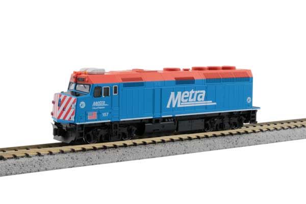 KAT1769107, Kato USA - EMD F40PH Commuter Version - Standard DC - N scale