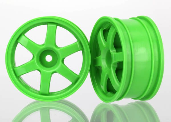 Traxxas Wheels, Volk Racing TE37 (green) (2)