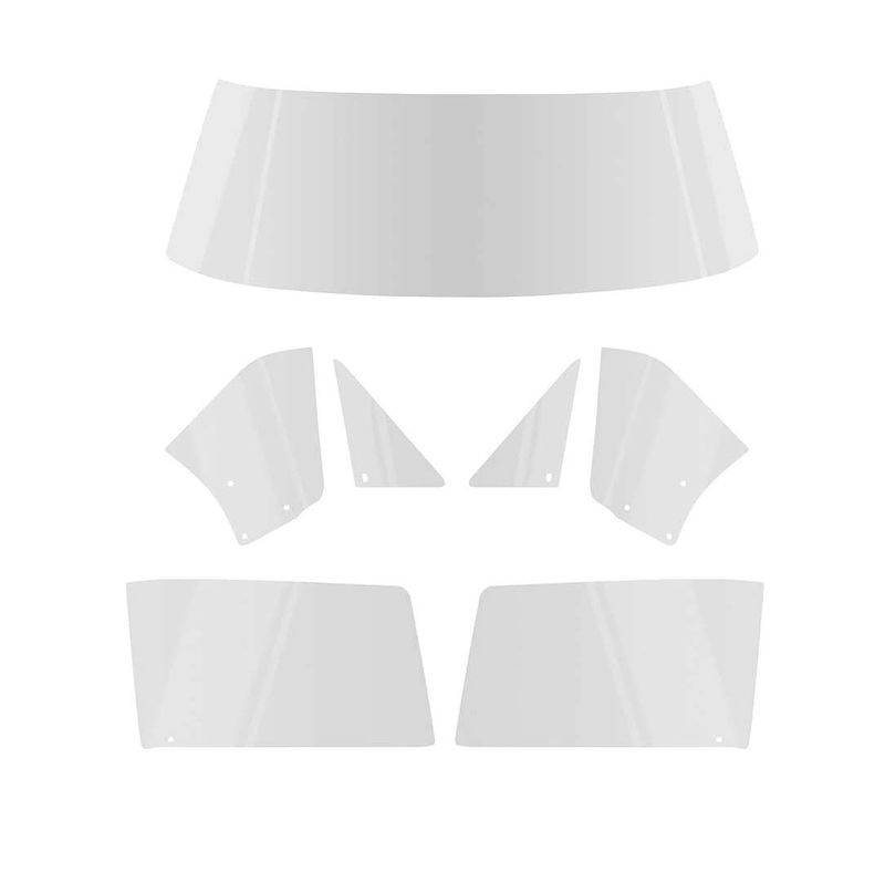 1967 Camaro Firebird Convertible Glass Kit - 7-Pc Kit - CLEAR