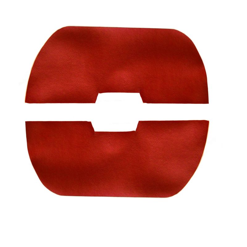 1970 Chevelle Vinyl Armrest Pad Covers - Pair - RED
