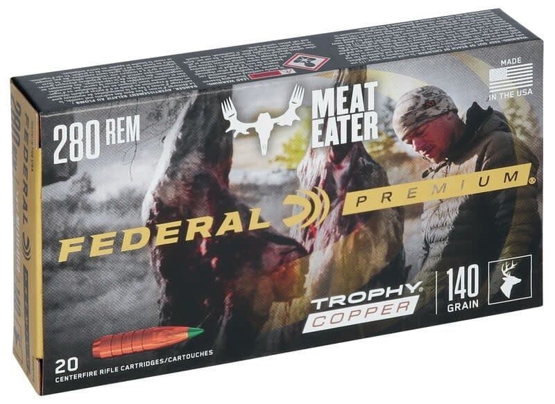 Federal 280 Rem 140 Grain Trophy Copper