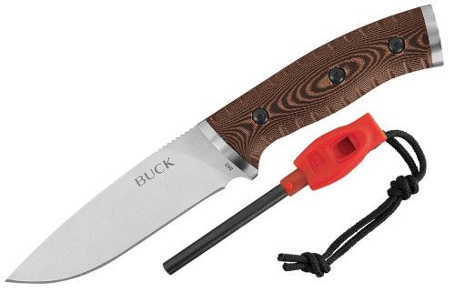 Buck 863 Selkirk Large Fixed Blade Knife with Whistle
