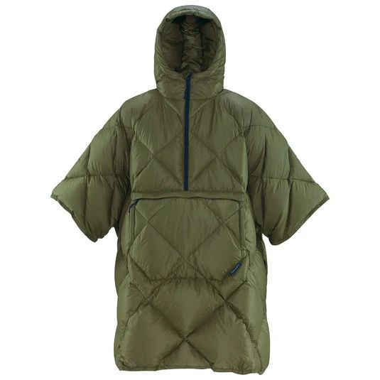 Therm-A-Rest Honcho Poncho Down Insulated Poncho Dark Olive (pre 2024)