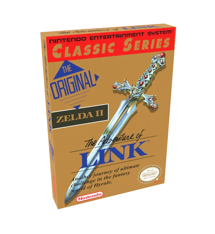 Zelda 2 [Classic Series] Reproduction Box