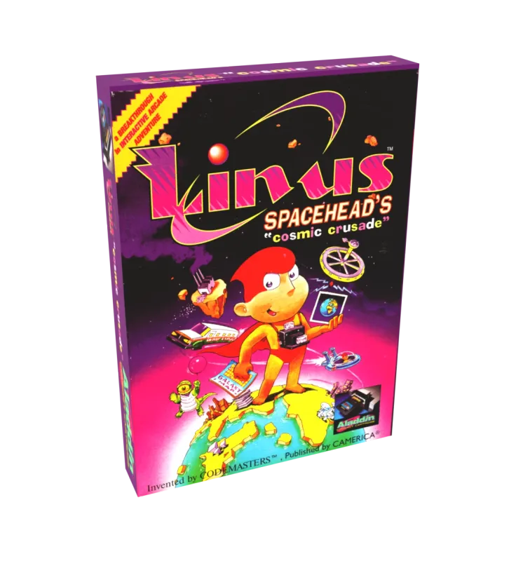 Linus Spacehead's Cosmic Crusade Reproduction Box