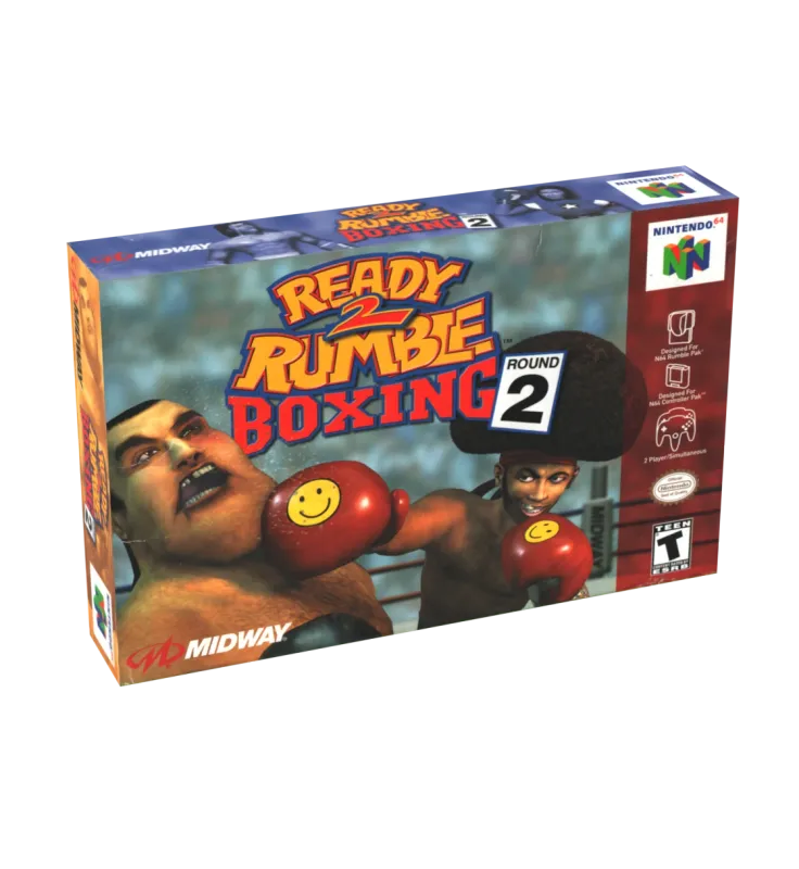 Ready 2 Rumble Boxing Round 2 Reproduction Box