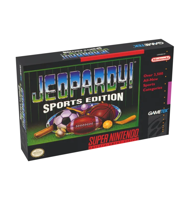 Jeopardy Sports Edition Reproduction Box