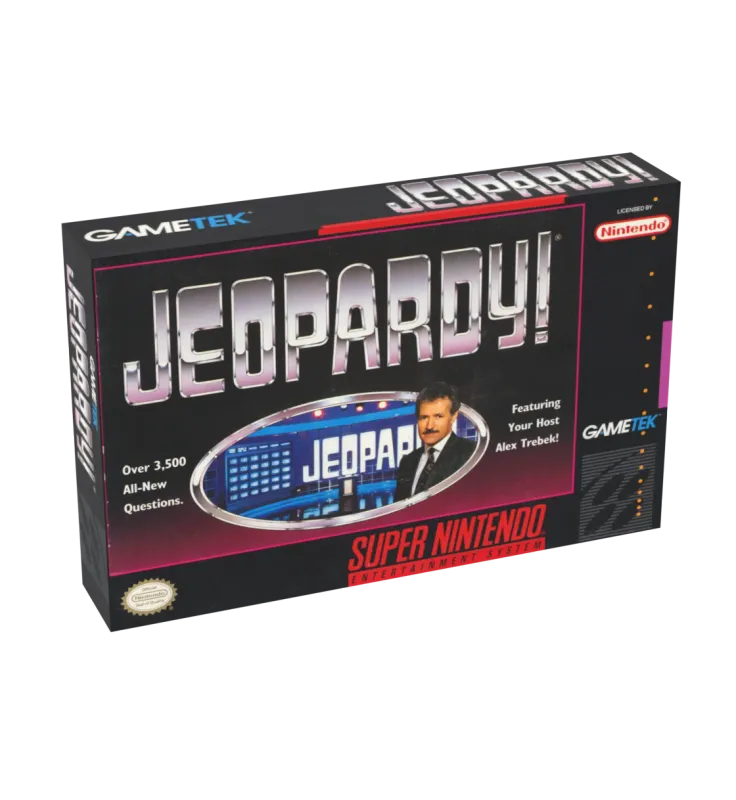Jeopardy Reproduction Box