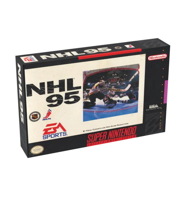 NHL 95 Reproduction Box