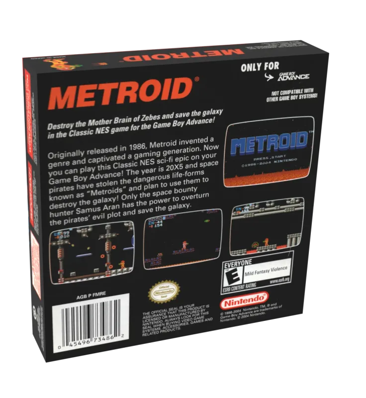 Metroid [Classic NES Series] Reproduction Box