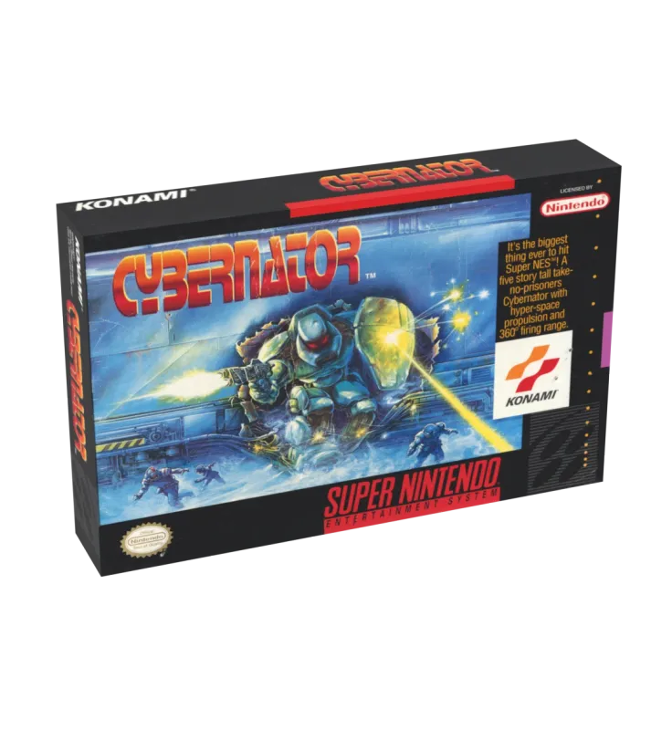 Cybernator Reproduction Box