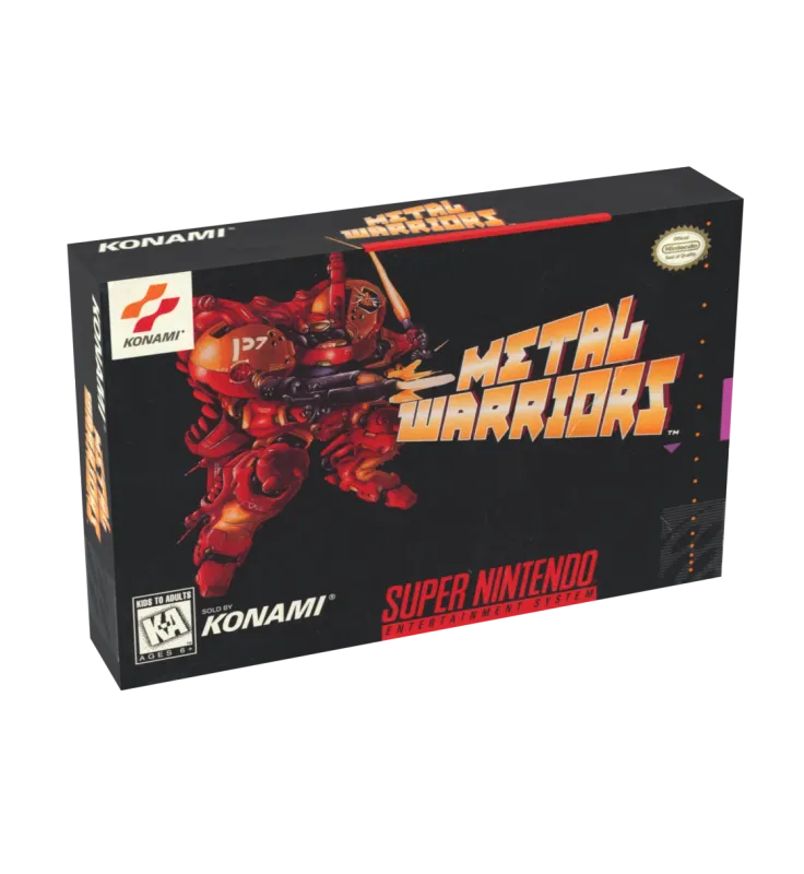 Metal Warriors Reproduction Box