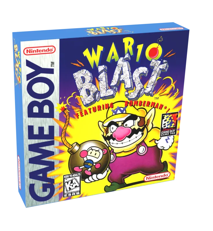 Wario Blast Reproduction Box