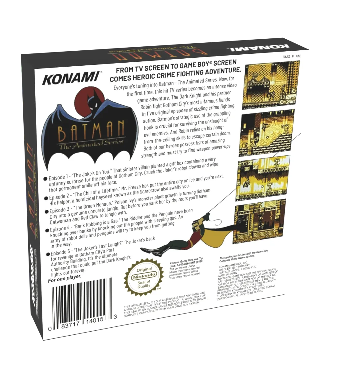 Batman The Animated Series Reproduction Box