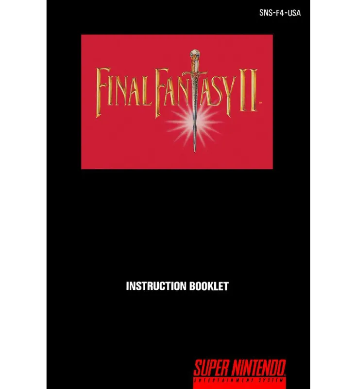 Final Fantasy 2 Reproduction Manual