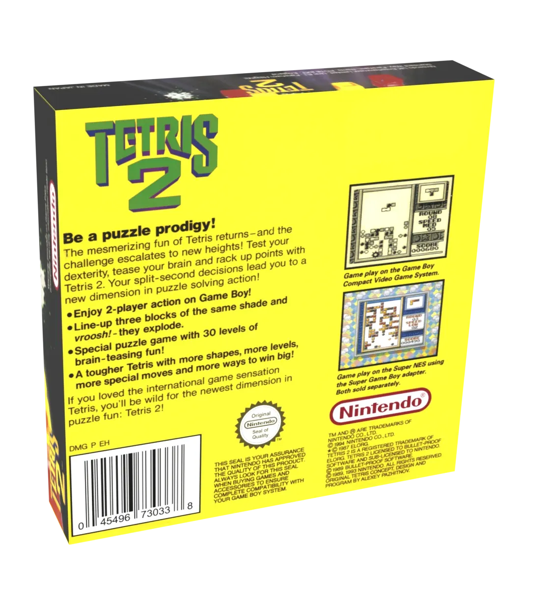Tetris 2 Reproduction Box