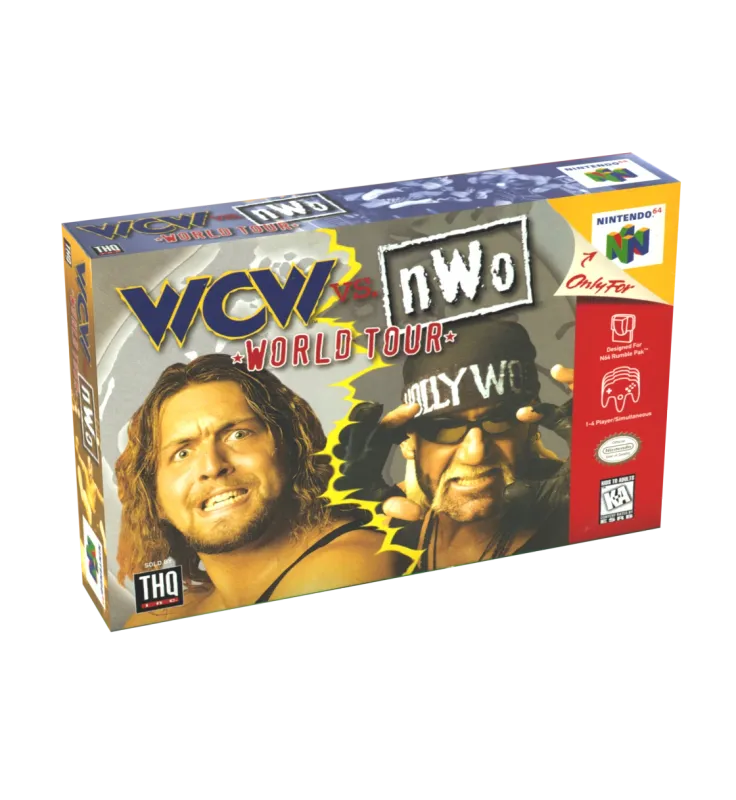 WCW vs NWO World Tour Reproduction Box