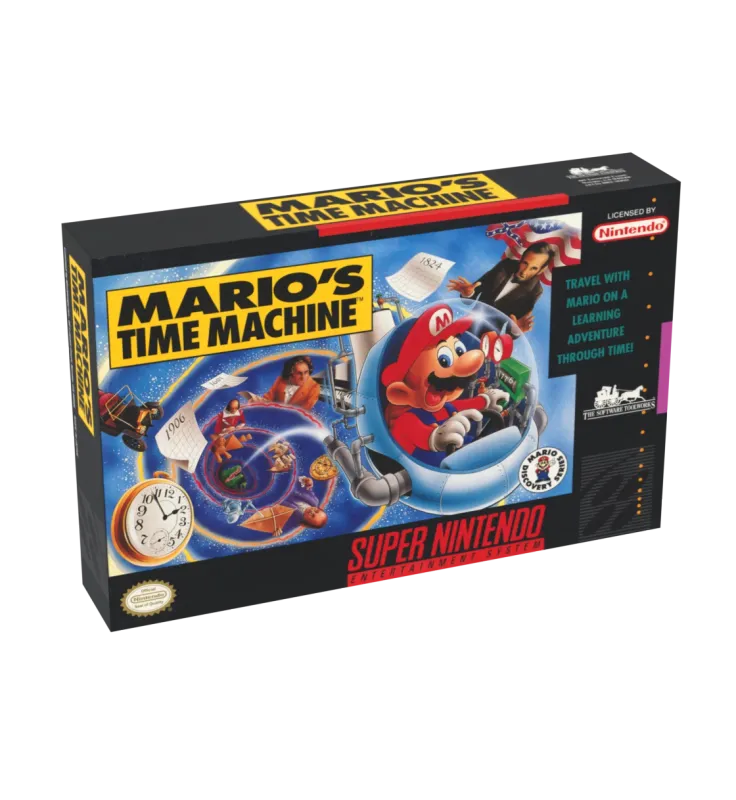 Mario's Time Machine Reproduction Box