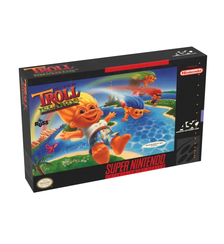 Super Troll Islands Reproduction Box