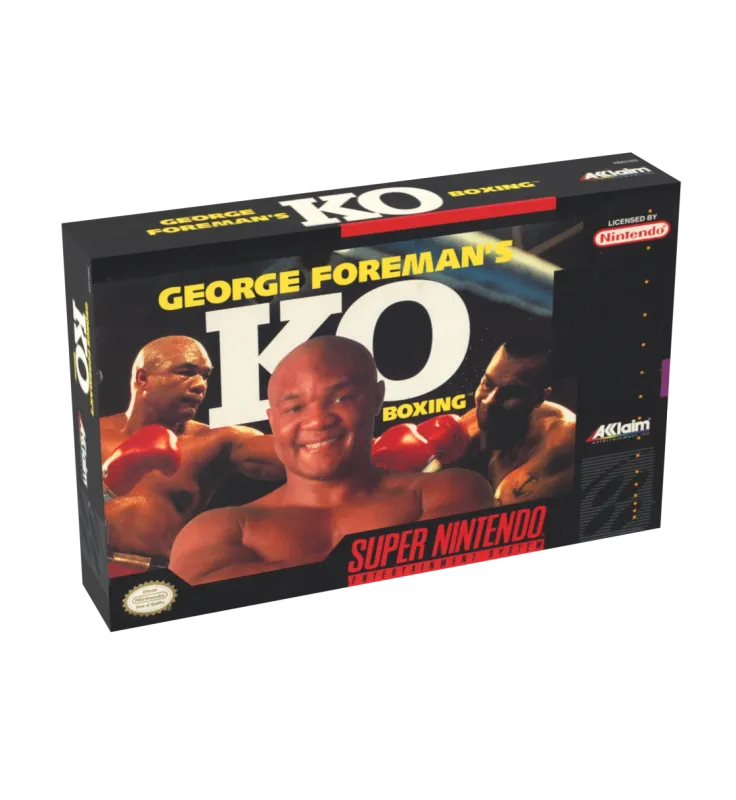 George Foreman's KO Boxing Reproduction Box