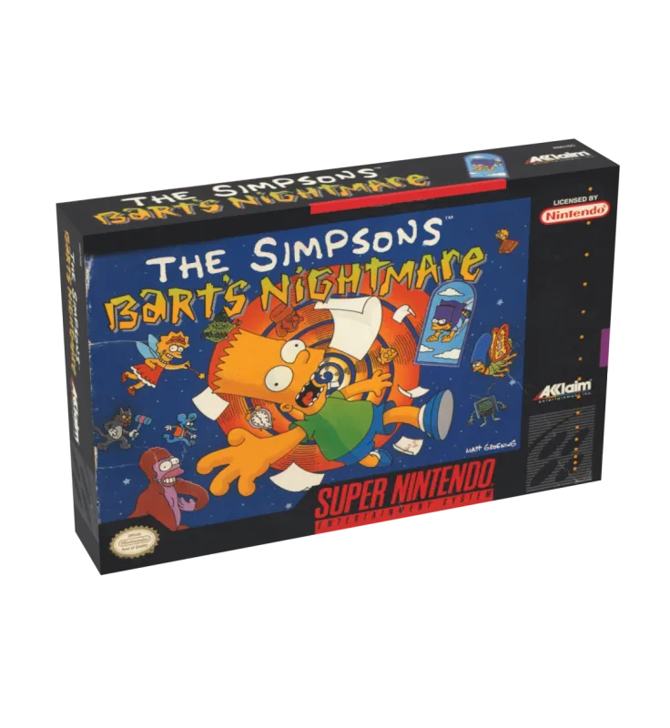 The Simpsons Bart's Nightmare Reproduction Box