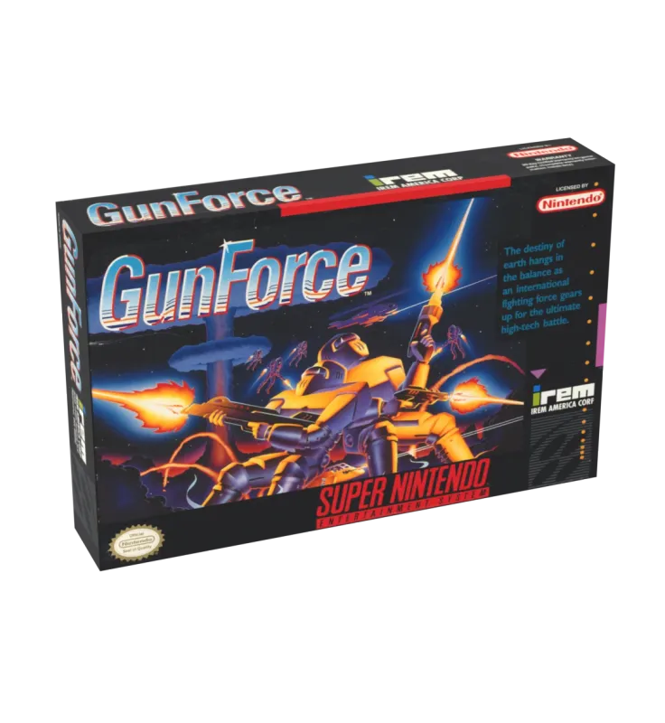 GunForce Reproduction Box