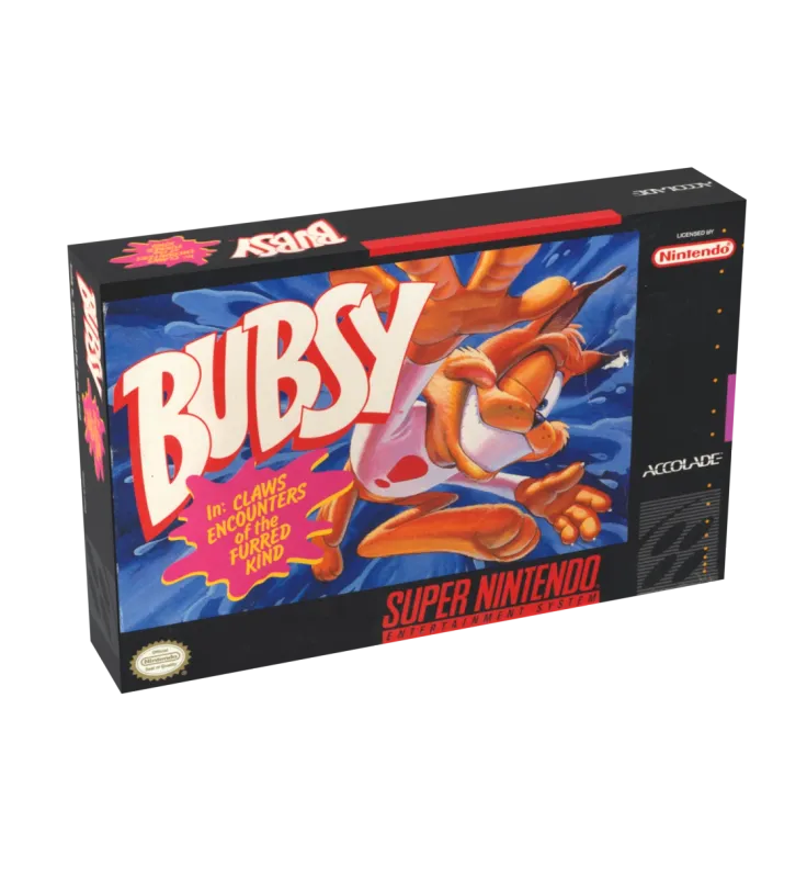 Bubsy Reproduction Box