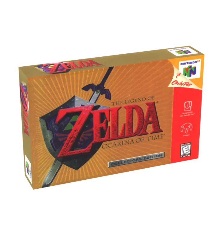 The Legend of Zelda Ocarina of Time [Collector's Edition] Reproduction Box