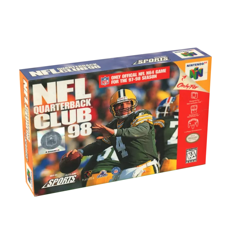 NFL Quarterback Club 98 Reproduction Box