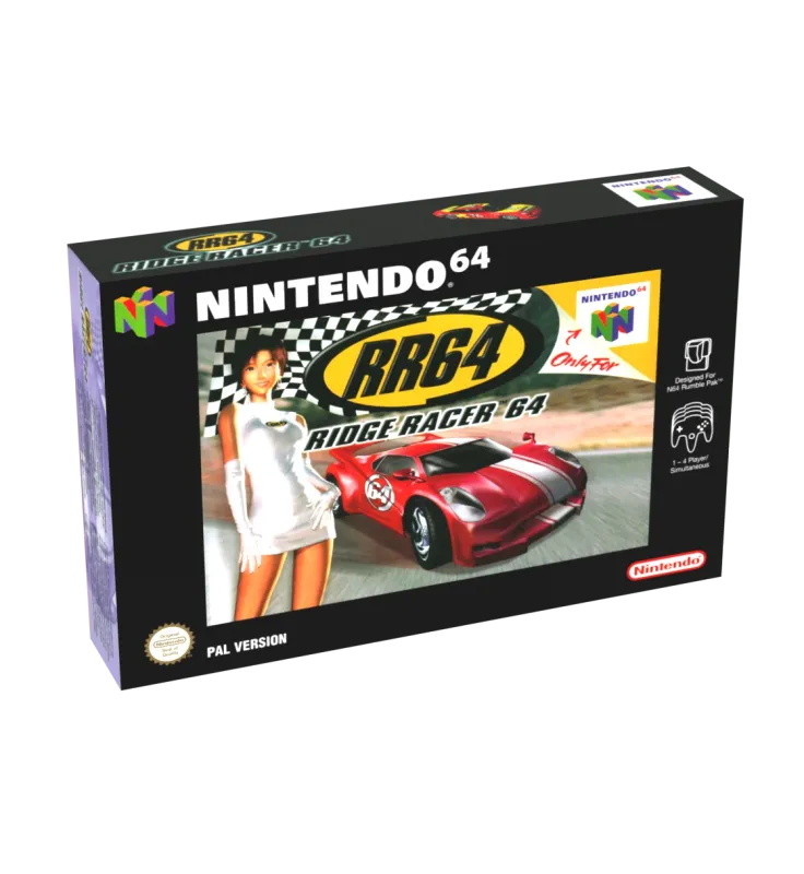 Ridge Racer 64 Reproduction Box