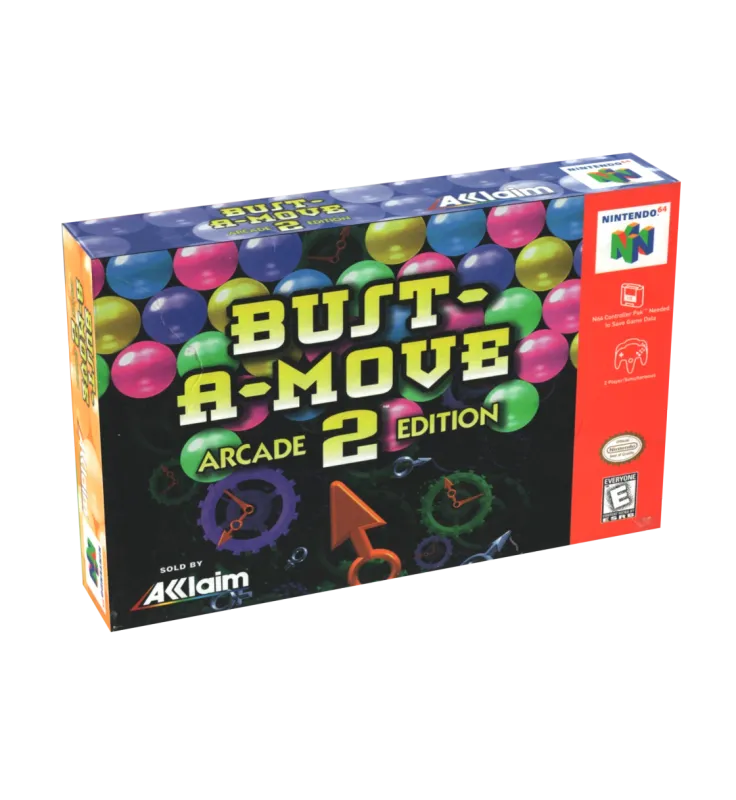 Bust-A-Move 2 Arcade Edition Reproduction Box