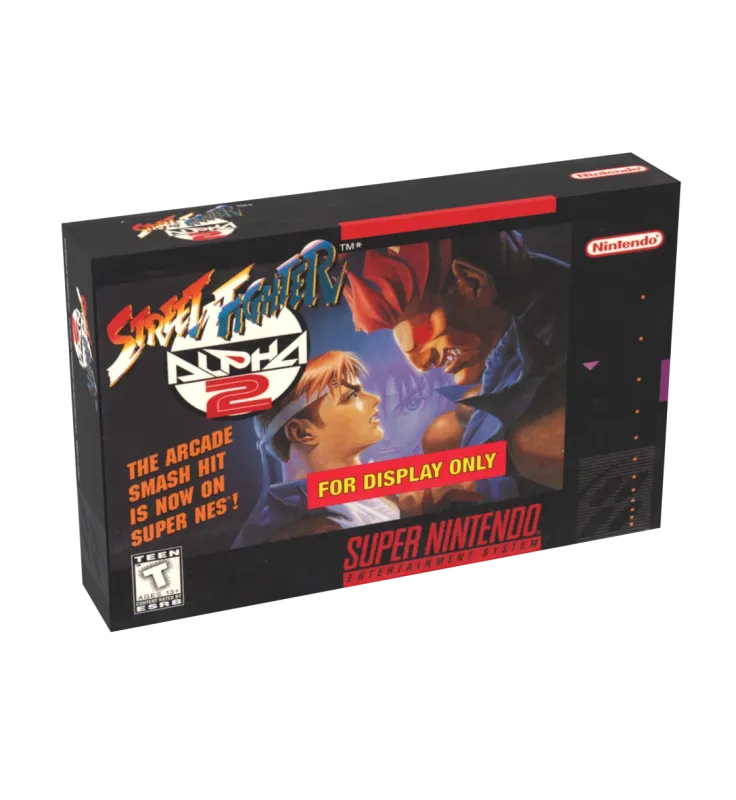 Street Fighter Alpha 2 Reproduction Box